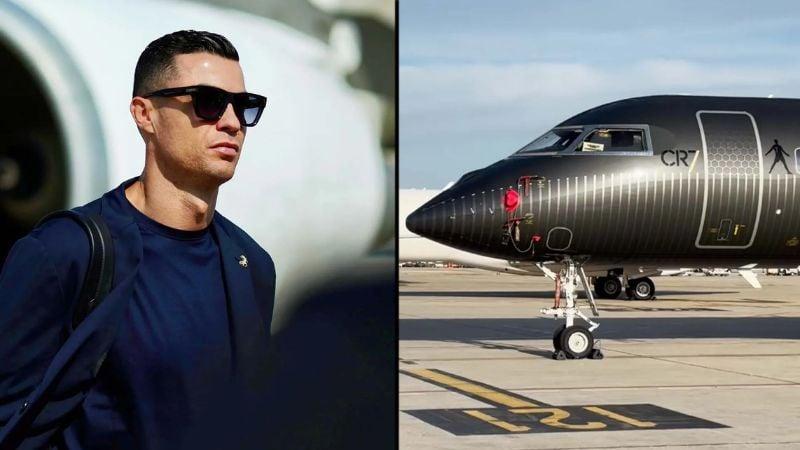 Ronaldo unveils new private jet worth $73 million - Views Bangladesh